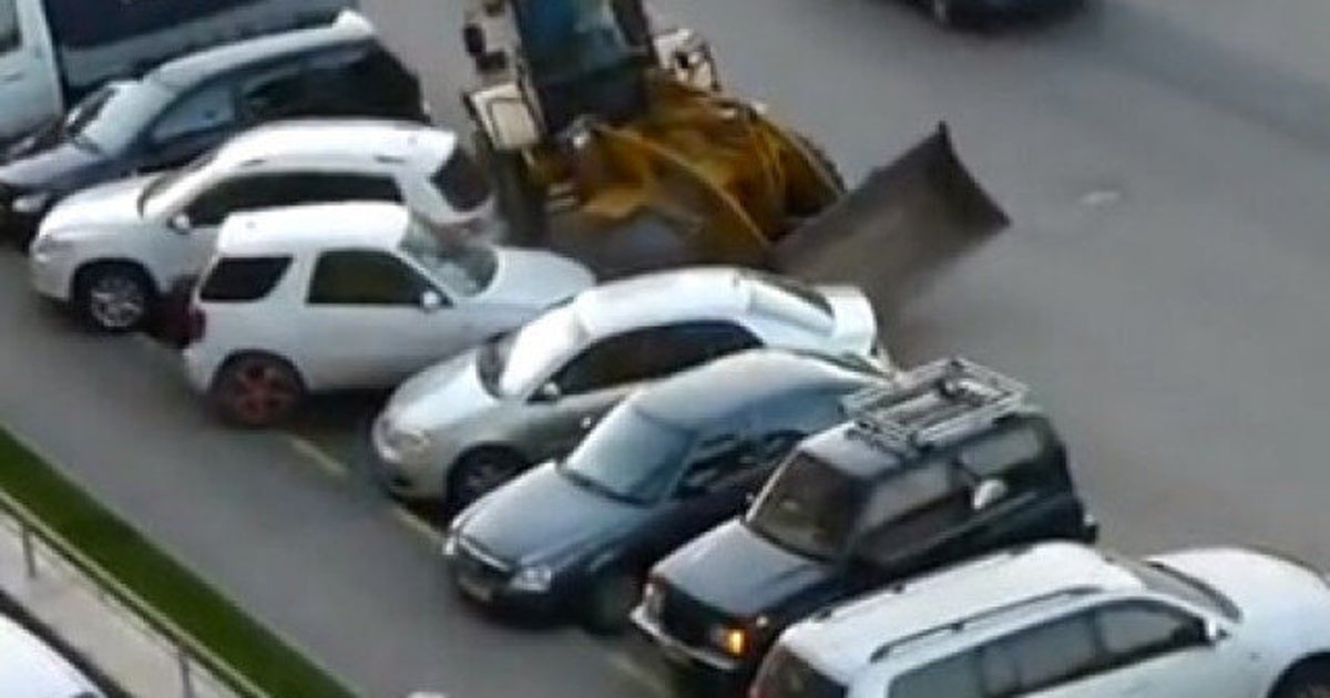 Drunk On Tractor Video: Driver Rams Parked Cars, Gets Pounded ...