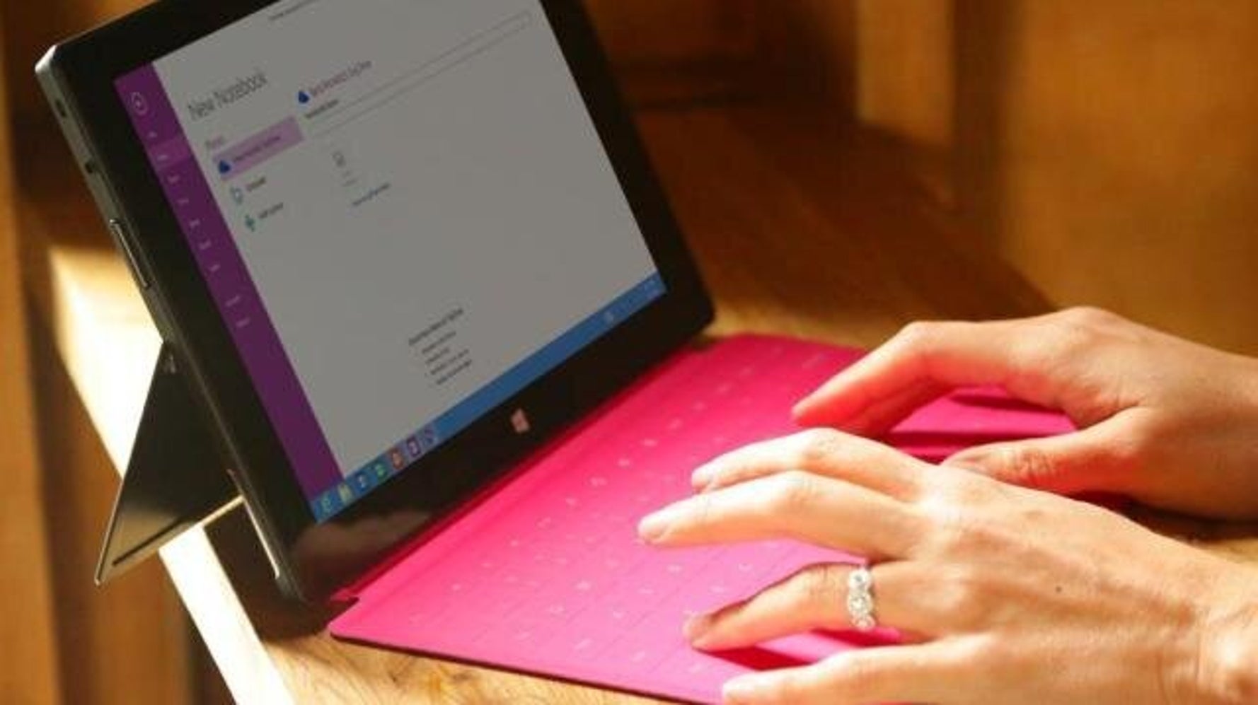 Using Microsoft Surface