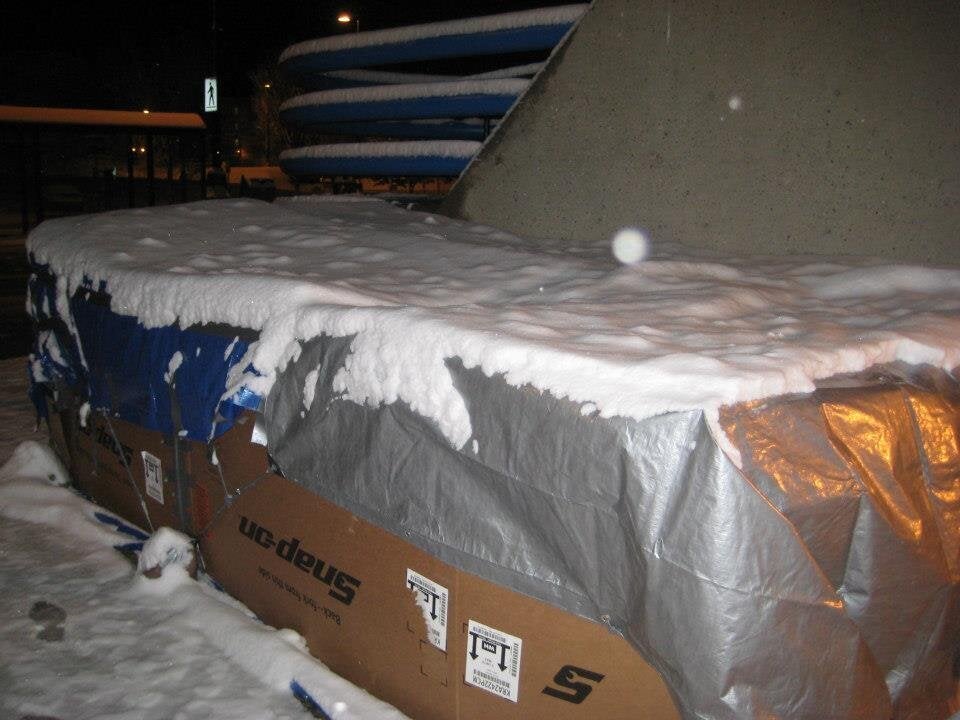 University Of Lethbridge Students Brave Winter In Cardboard Box To ...