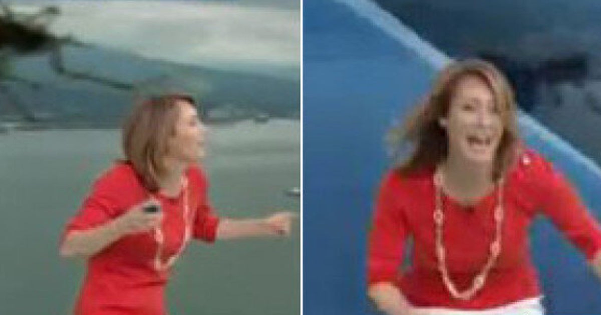Meteorologist Kristi Gordon Freaks Over Spider On Camera (VIDEO ...