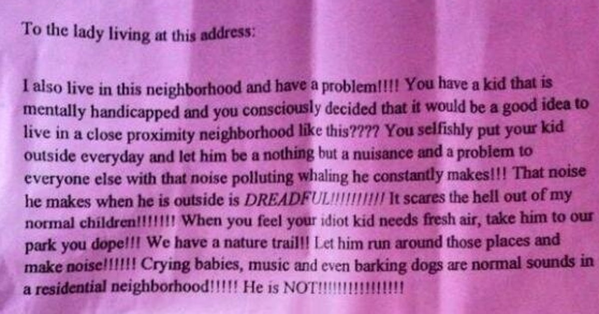 Meet the Mother Who Received the Hateful Letter About Her Autistic Son ...