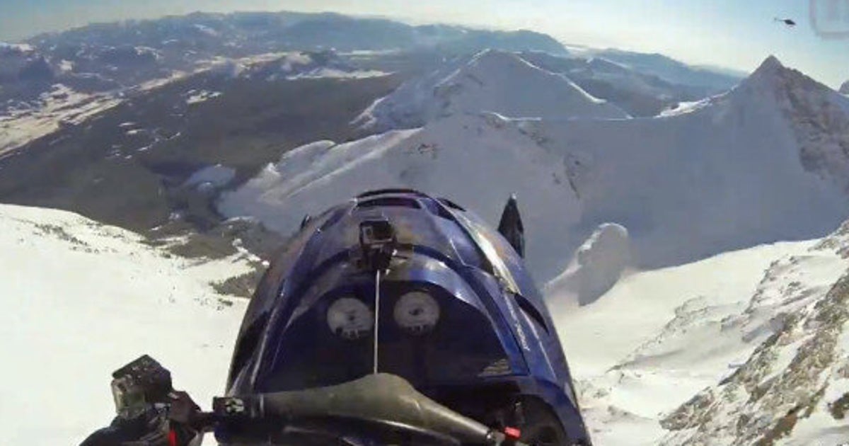Erik Roner's Snowmobile Cliff Jump Tribute To Shane McConkey ...