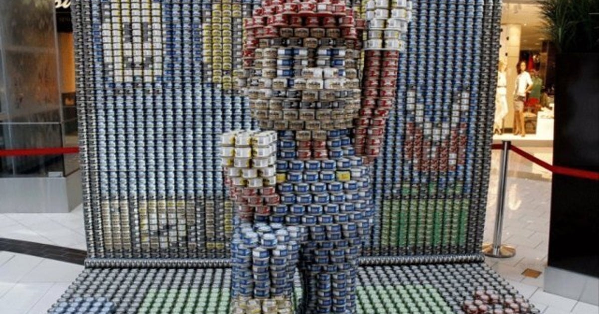 CANstruction 2013 Calgary: Low Tech Method Builds High-Tech Themes ...