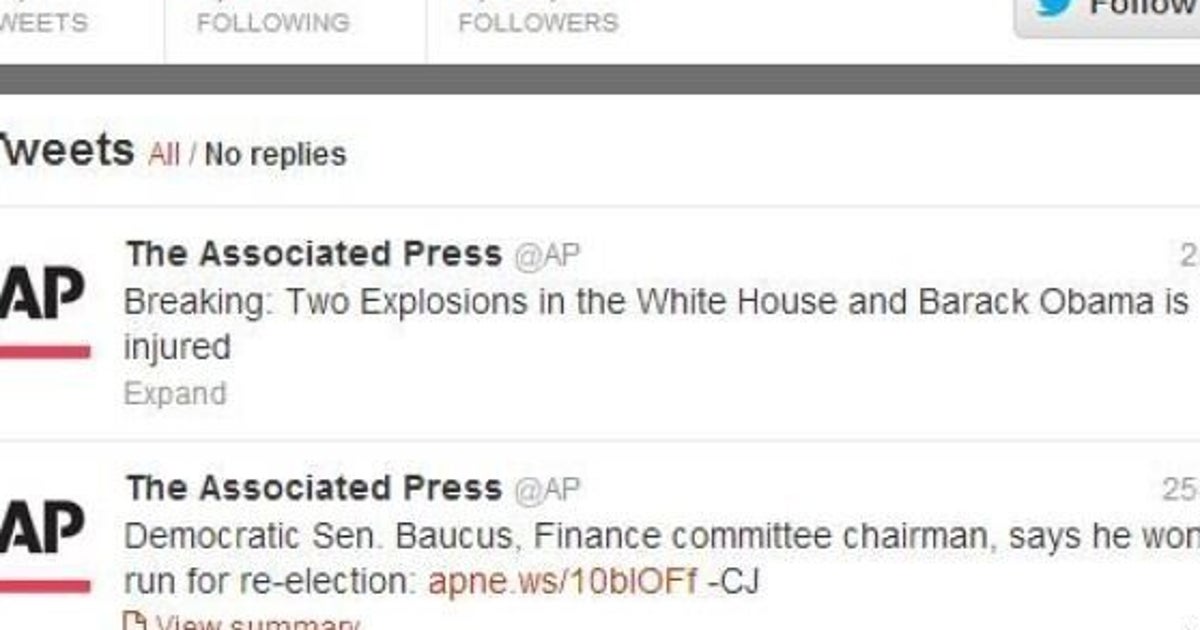 AP Twitter Hack Claims Obama Injured In White House Explosion ...