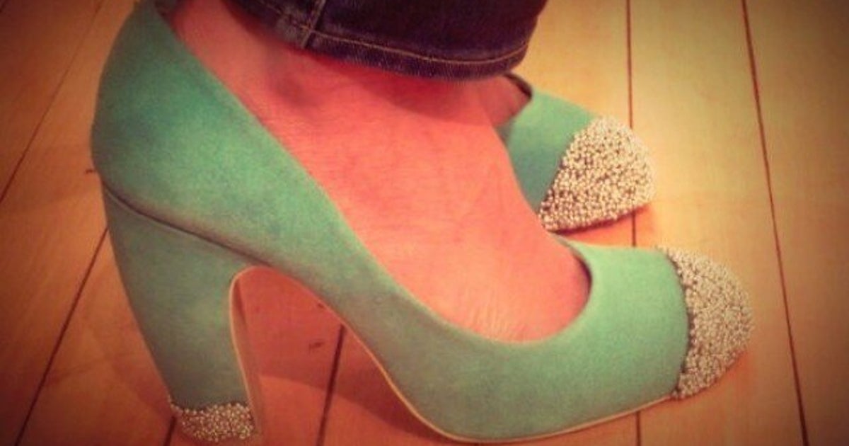 Fashion DIY: How To Bedazzle And Bead Your High Heels | HuffPost Style