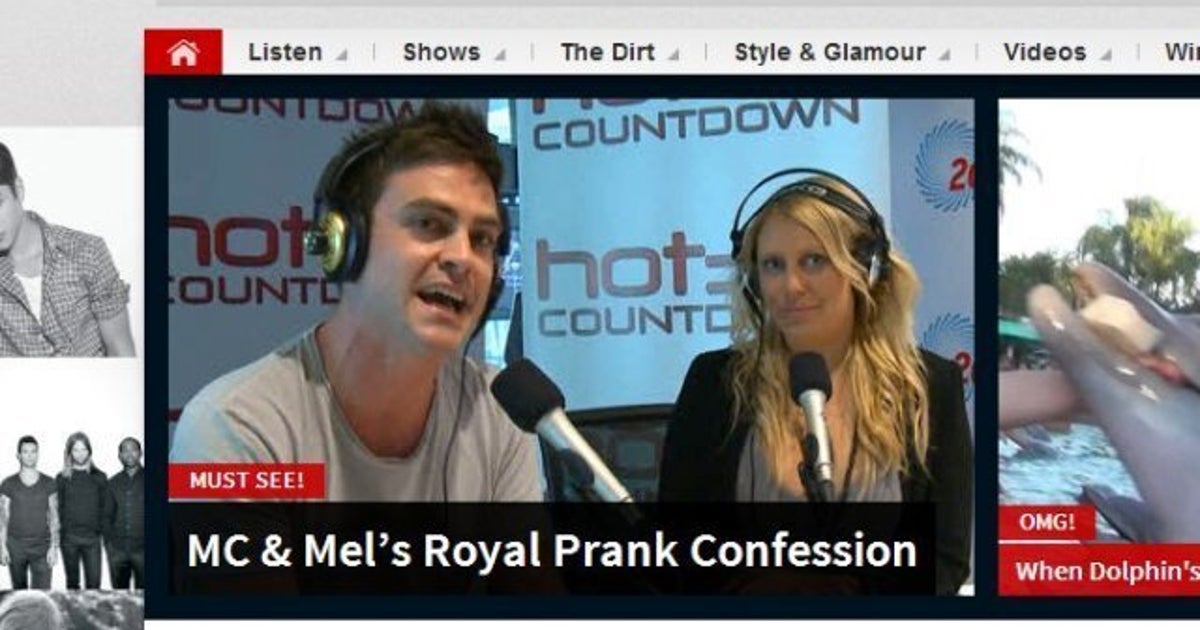 2Day FM, DJs Michael Christian And Mel Greig Criticized Over Kate ...