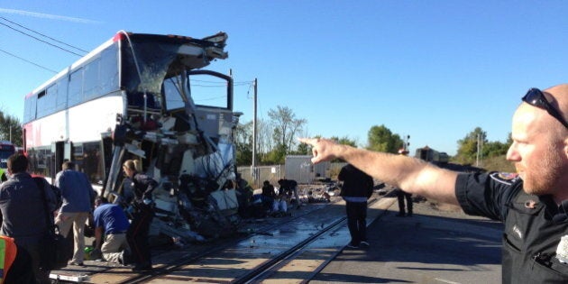 Ottawa Train, Bus Crash Photos: VIA Rail Train, OC Transpo Bus ...