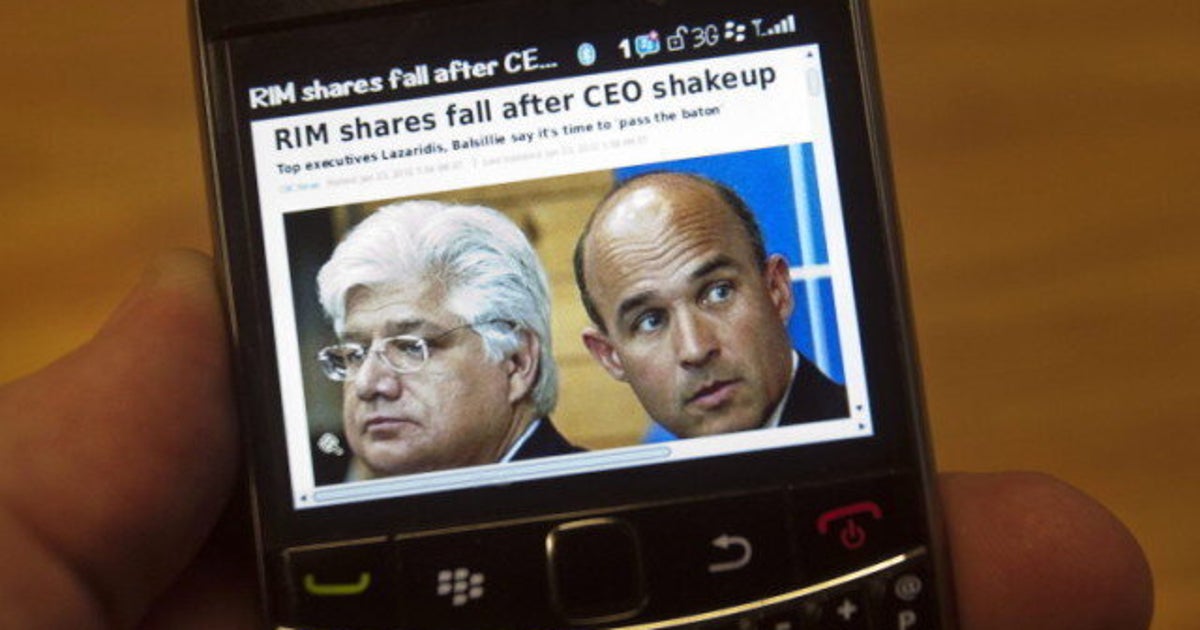 Patrick Spence, RIM's Head Of Global Sales, Resigns, Sending Stock ...