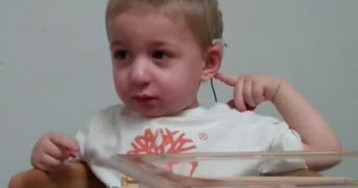 Cooper, Deaf 2-Year Old Toddler, Hears His Mom's Voice For The First ...