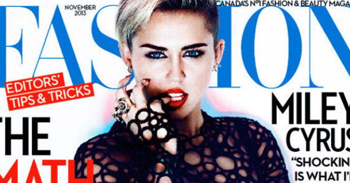 Miley Cyrus' Fashion Magazine Cover Is Totally Different From The ...