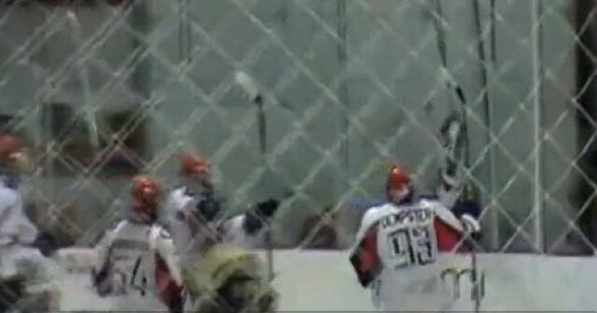 Hockey Player Jumps Through Glass During Goal Celebration (VIDEO ...
