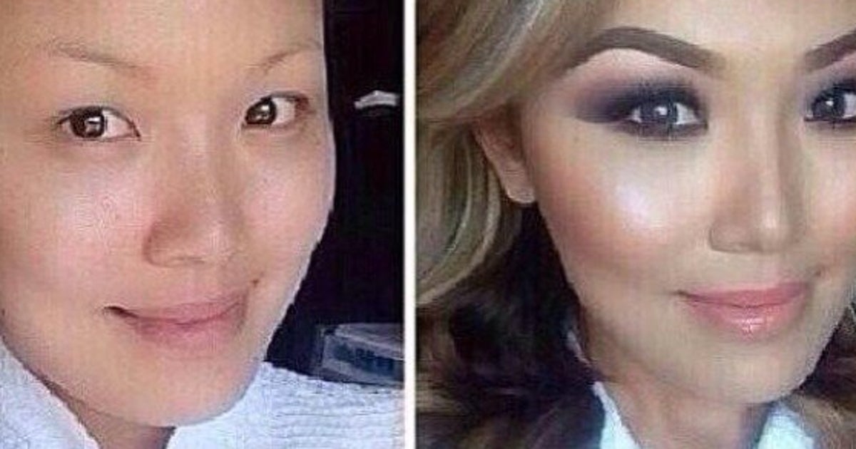 Before And After Makeup Photo Shows Womans Stunning Transformation