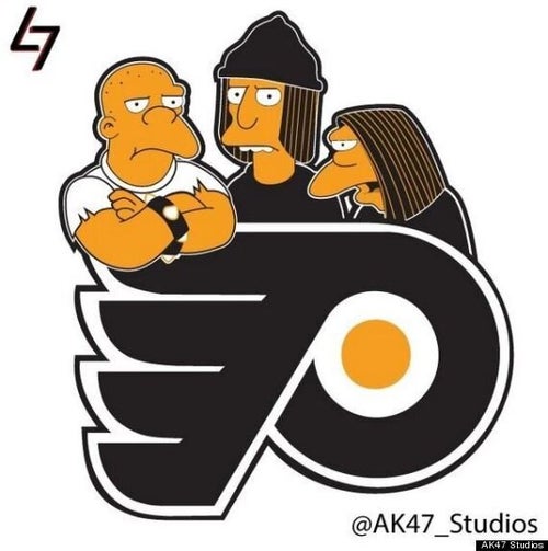 The Simpsons Nhl Logo