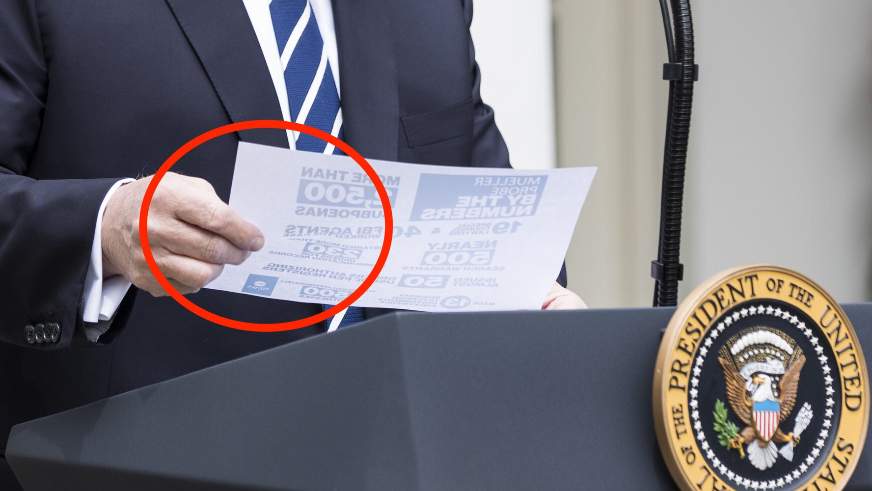 Twitter Users Mock The ‘Achomlishments’ On Trump’s Handwritten Presser ...