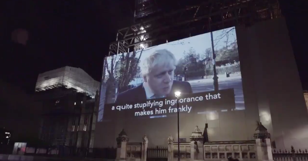 Epic Led By Donkeys Stunt Sees Boris Johnson's Past Criticism Of Trump ...