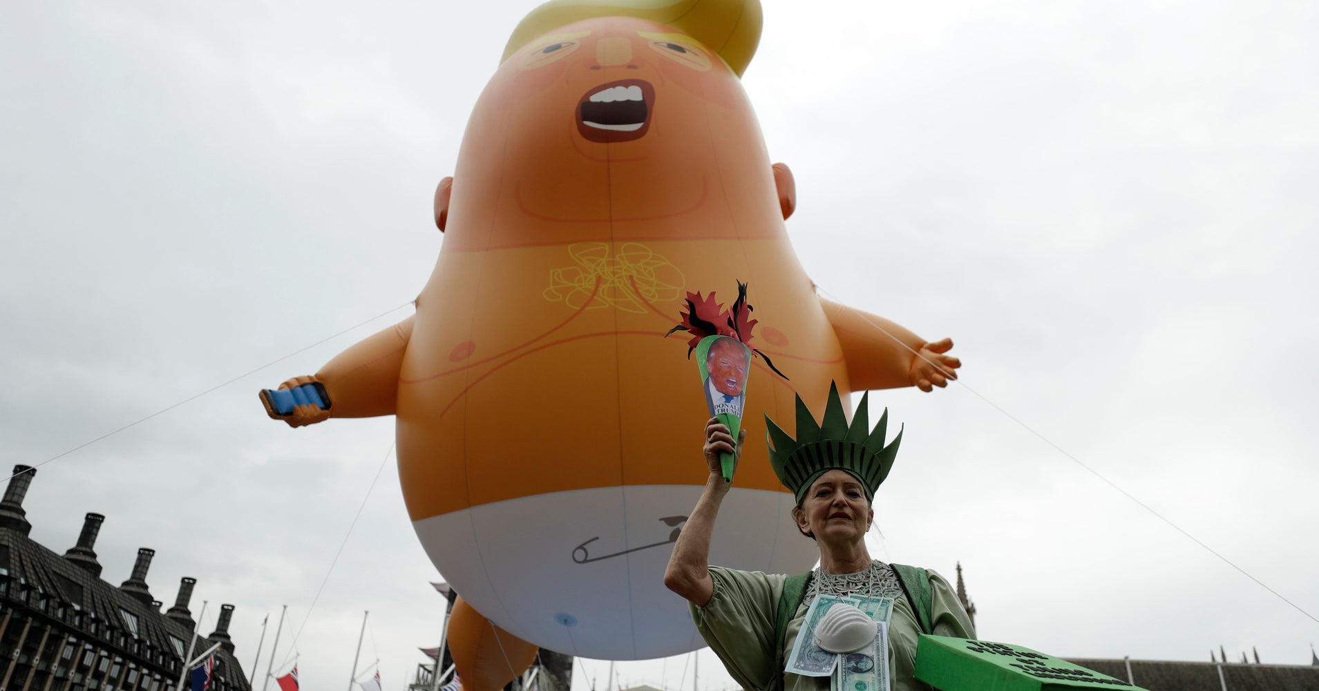 Trump Baby Blimp Flies Over London Once Again | HuffPost