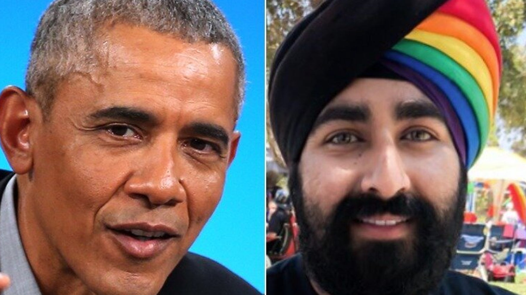 Barack Obama Sends Sweet Message To Sikh Man Wearing Rainbow Turban For ...