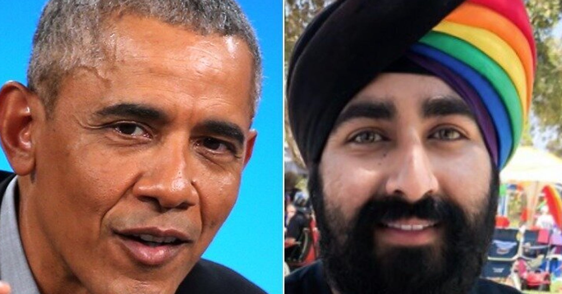 Barack Obama Sends Sweet Message To Sikh Man Wearing Rainbow Turban For ...