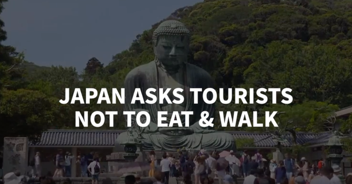 Japanese City Bans Tourists From Eating While Walking | HuffPost Life
