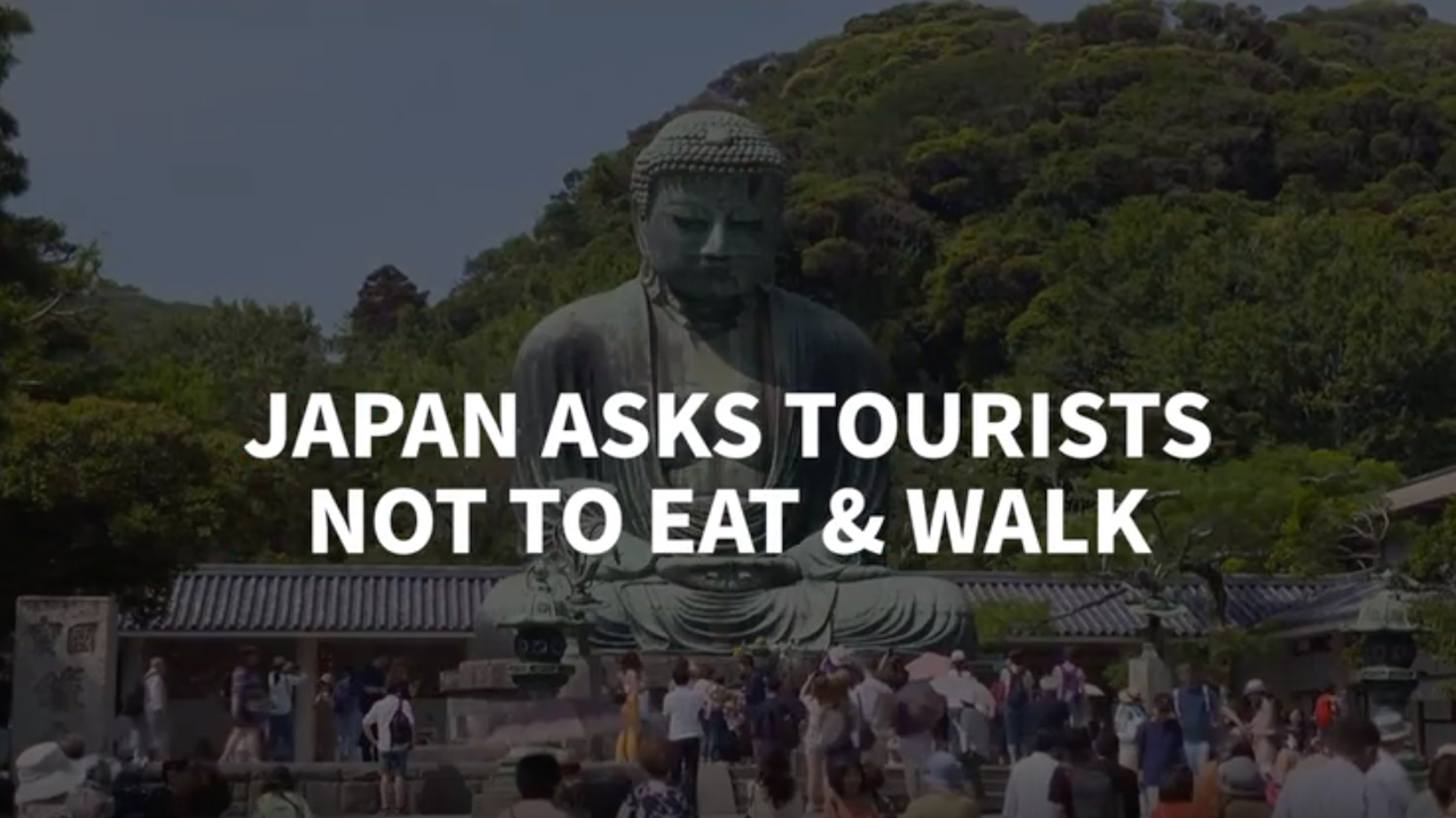 Japanese City Bans Tourists From Eating While Walking Huffpost Null
