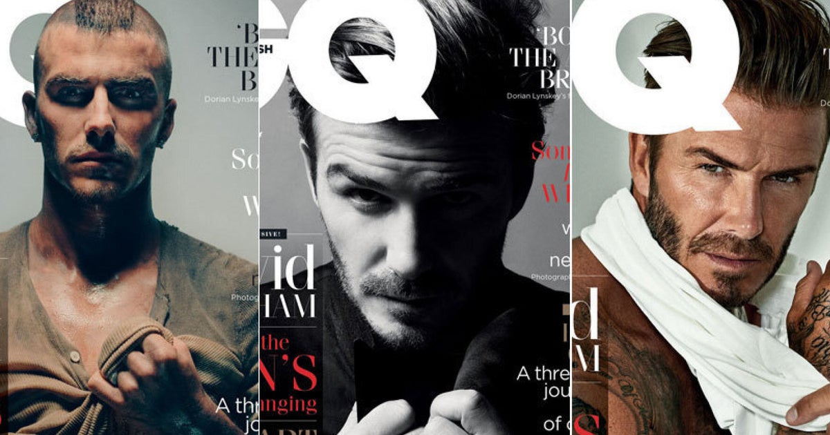 David Beckham Shoots Five Separate GQ Covers, Celebrating His Many ...