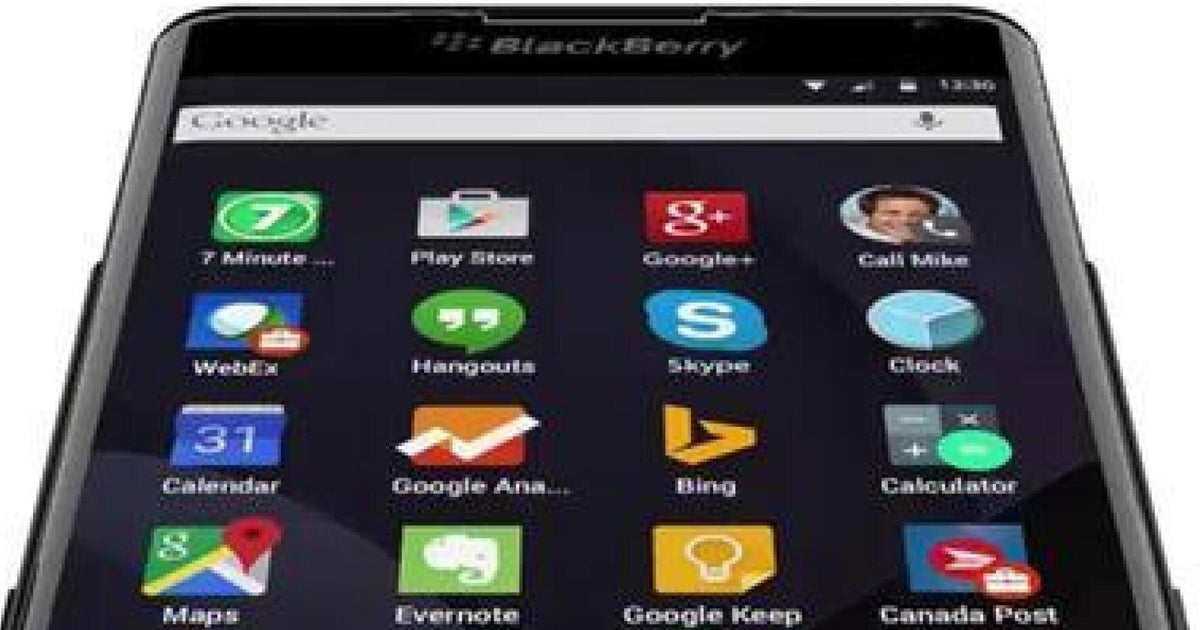 This Is The BlackBerry Android Phone, And It's A Giant Slider ...