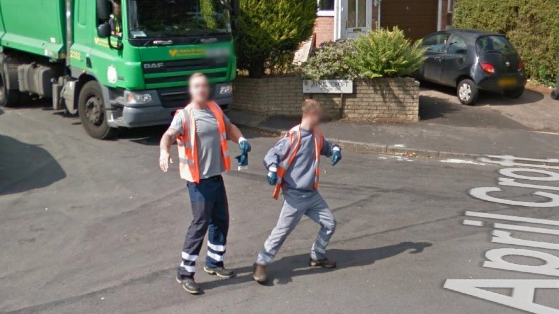 Birmingham Dancing Bin Men Caught On Google Street View 'Reminds People ...