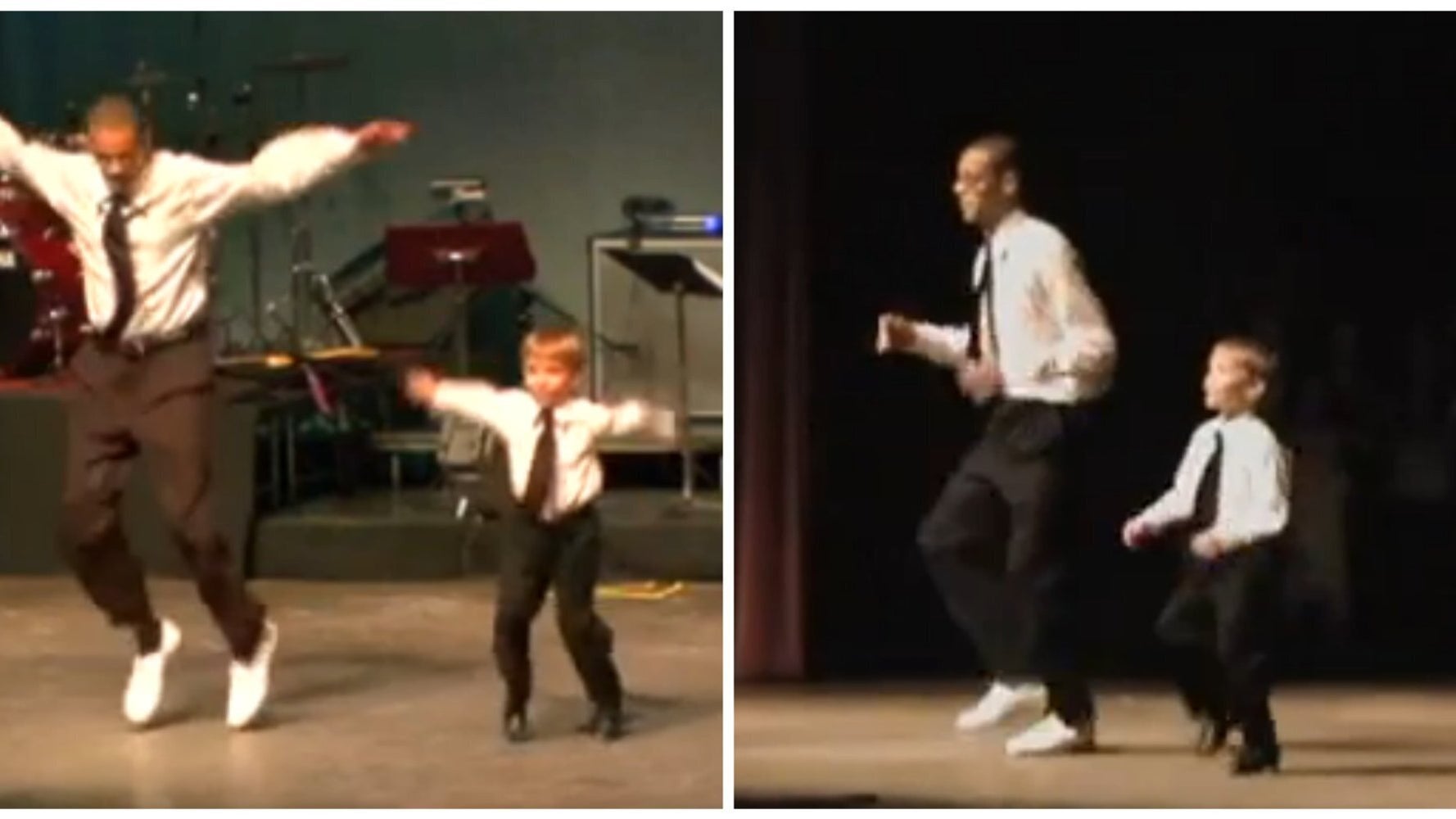 Young Boy And Professional Dancer Perform Insane Tap Dance Show In ...