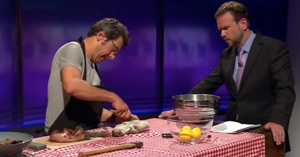 George Monbiot Skins And Cooks A Squirrel Live On Newsnight With James ...
