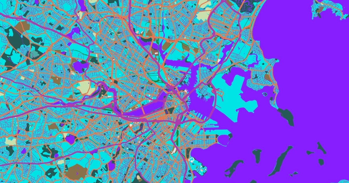 Google Maps Turned Into Cool Generative Art By Boston-Based Coder ...