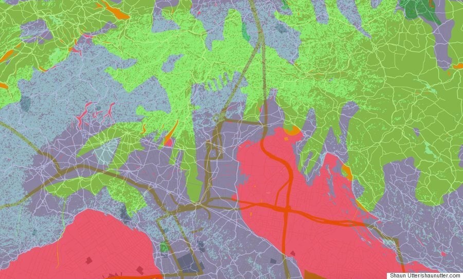 Google Maps Turned Into Cool Generative Art By Boston-Based Coder ...