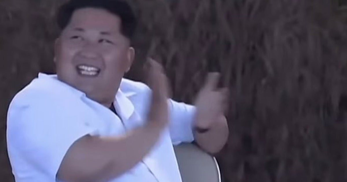 Kim Jong Un Giggles On North Korean TV Watching Military Drills And ...