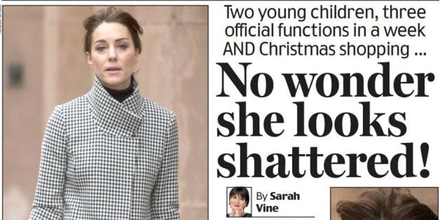 Duchess of Cambridge: Daily Mail Trolls Its Own Readers With 'Shattered ...