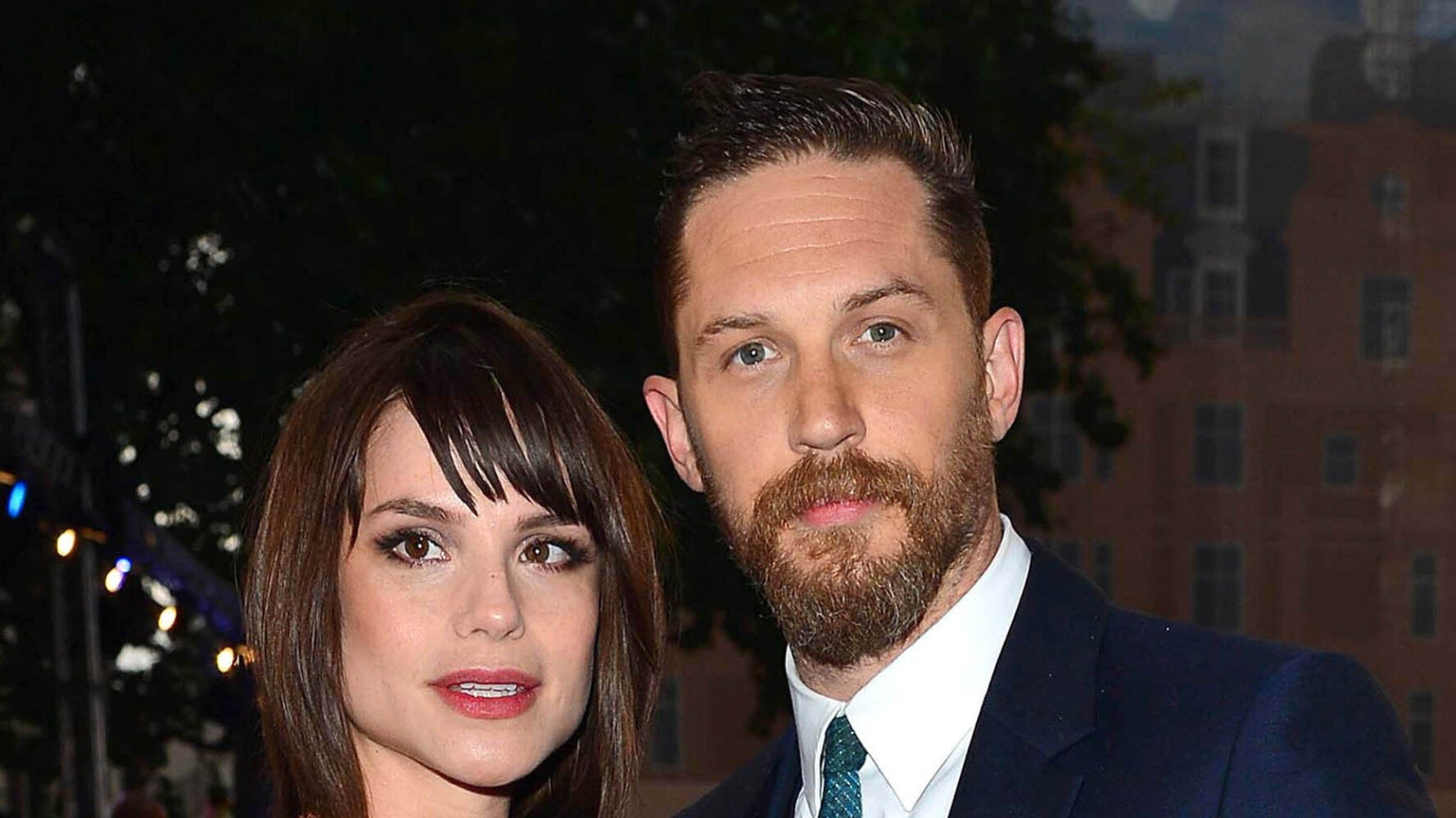 Tom Hardy's Wife Charlotte Riley Reveals Pregnancy Bump At Legend ...