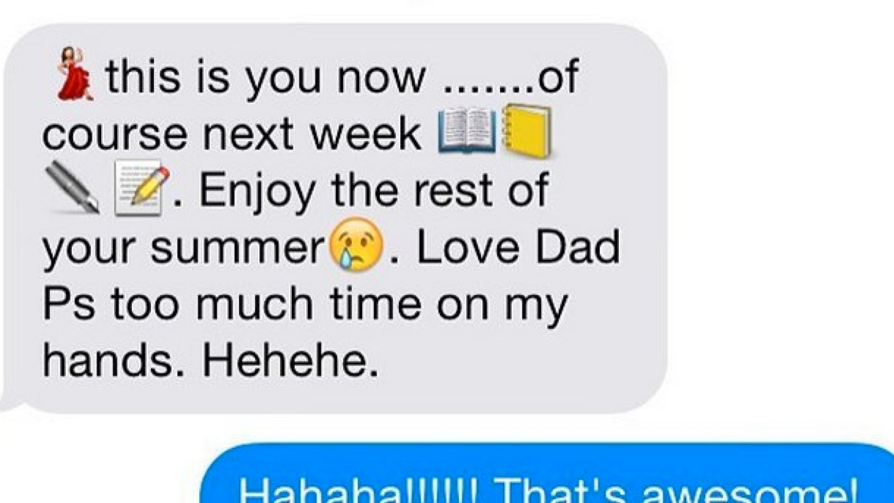 #DadTexts: Ten Types Of Messages All Dads Send When Texting Their Kids ...