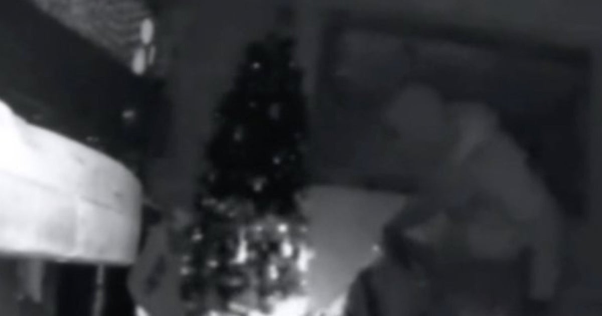 Christmas Robbery CCTV Shows Thieves Stealing Presents From Beneath ...