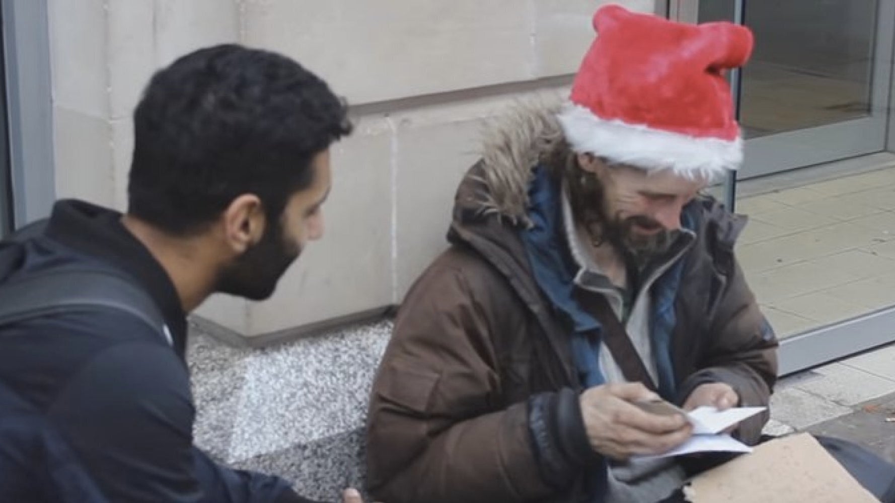 YouTuber Nubaid Haroon Hands Out Christmas Gifts To Homeless People ...
