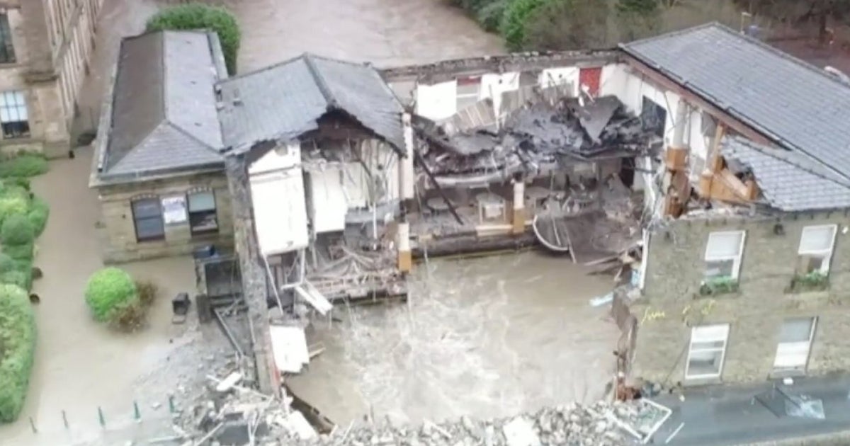 Manchester Flooding Damage Revealed By Drone Footage Showing Pub Washed ...