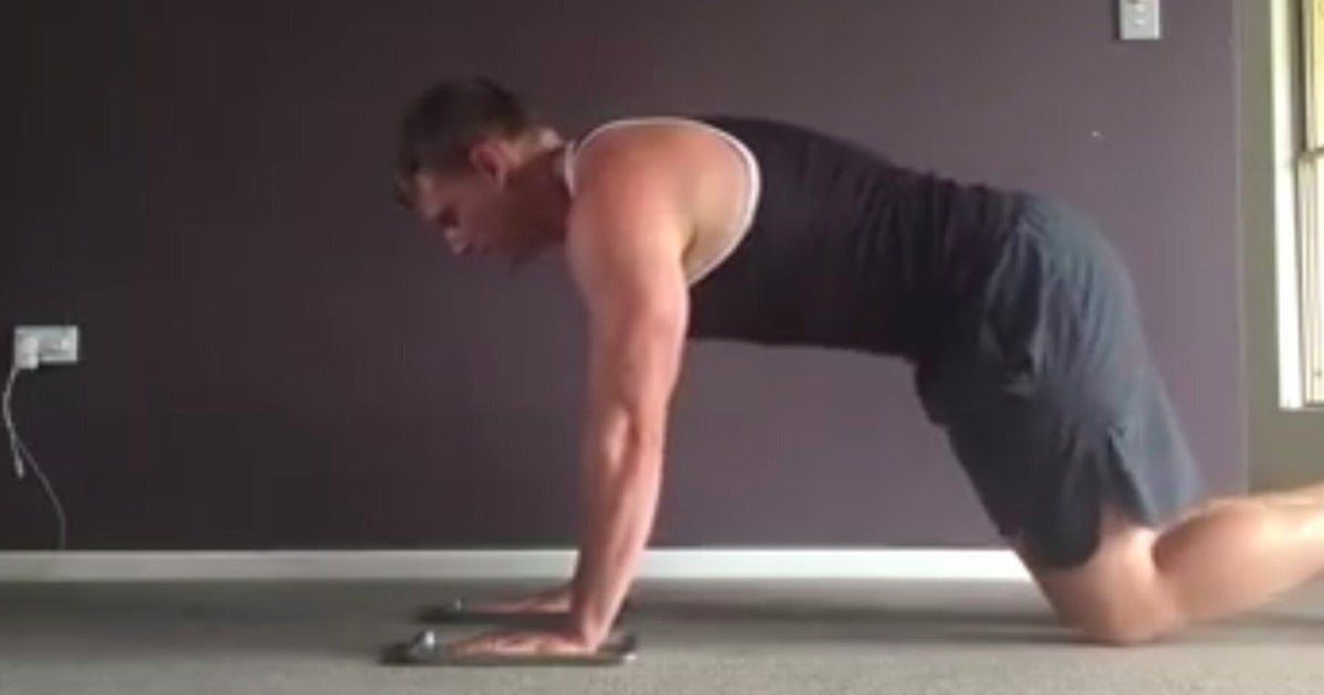 Personal Trainer Demonstrates How To Achieve A Full Body Workout Using ...