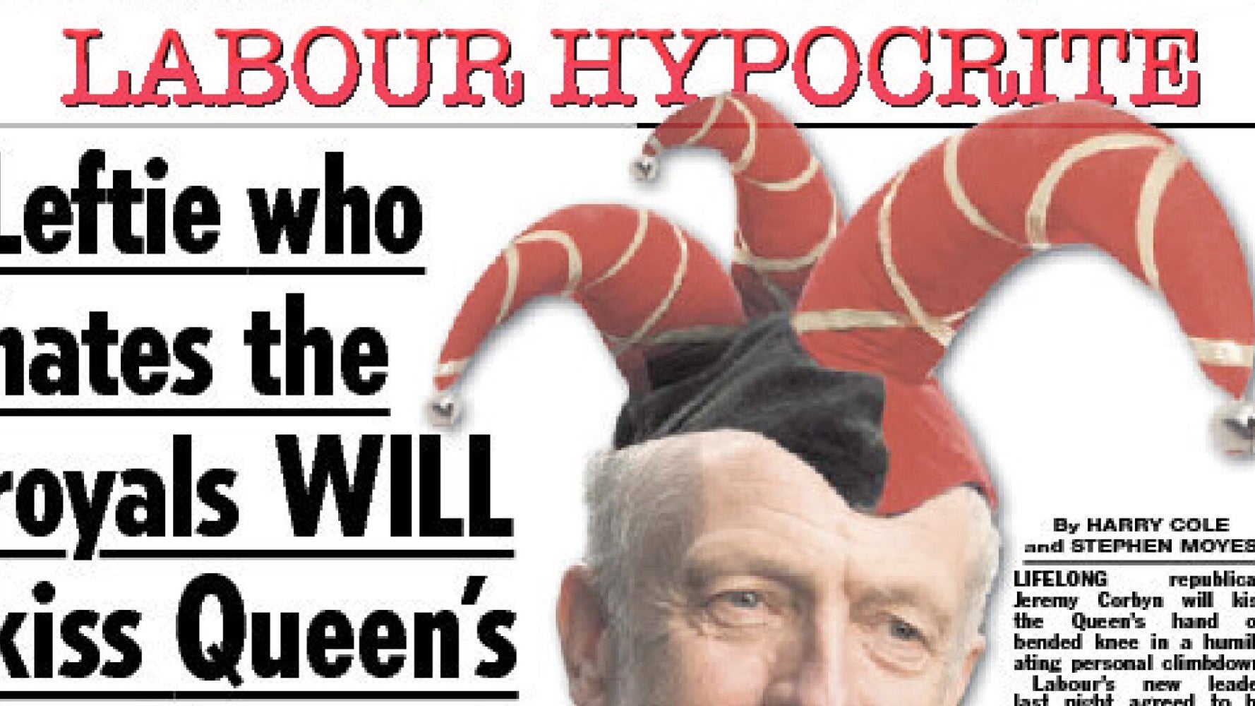 The Sun's Front Page Smear Story On 'Hypocrite' Jeremy Corbyn Revealed ...