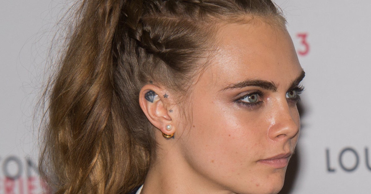 London Fashion Week: Cara Delevingne Rocks Braid Pony At Louis Vuitton ...