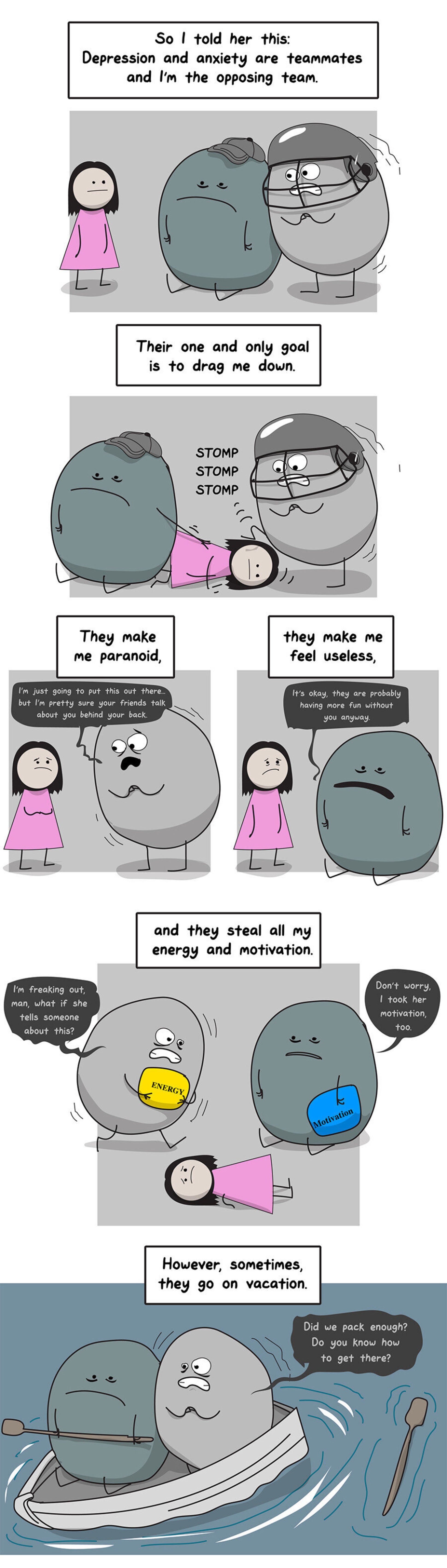 Depression And Anxiety Comic Nails What It's Like To Have Mental Health ...