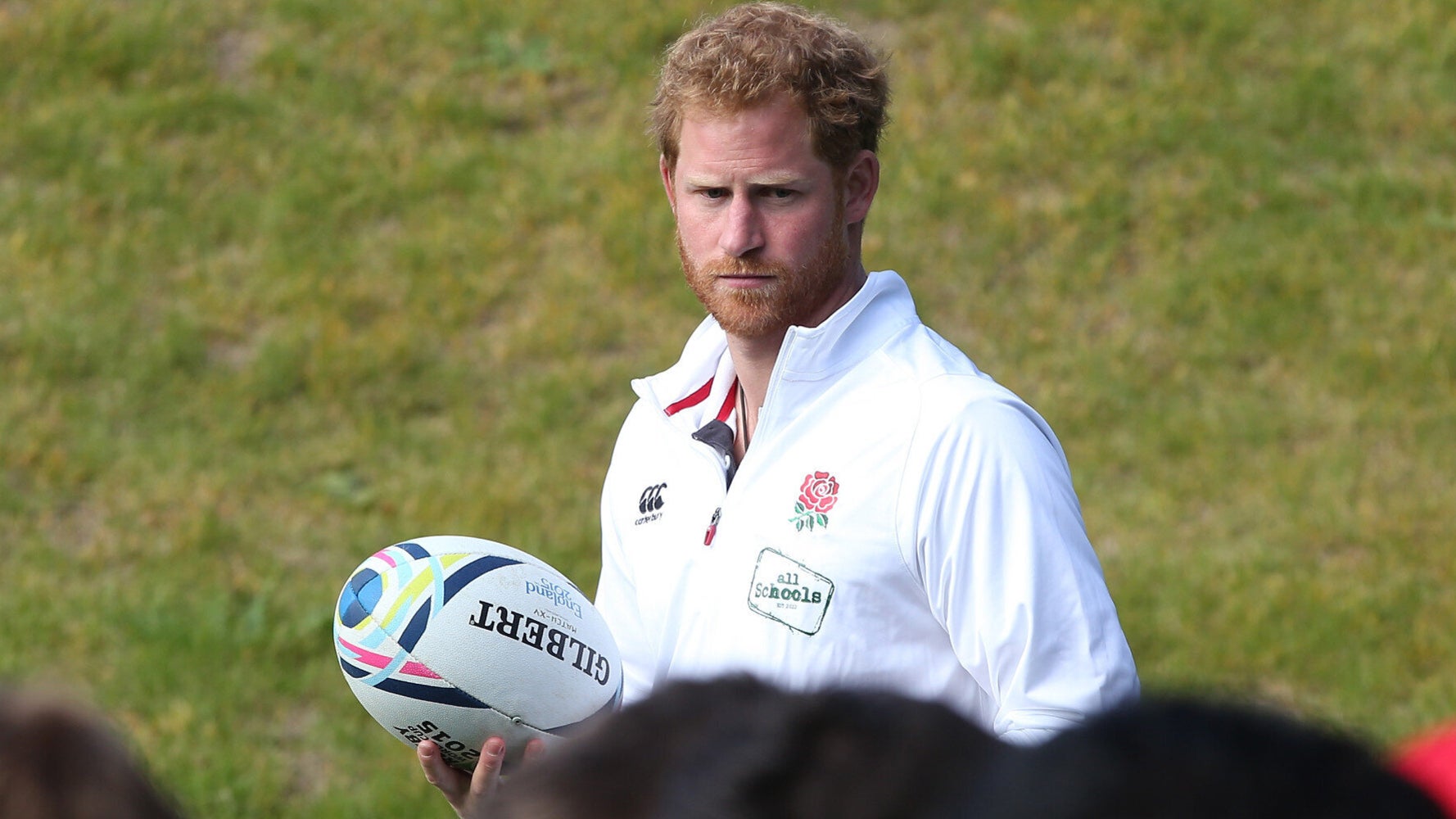 Rugby World Cup 2015: Prince Harry Watches The England Rugby Team Train ...