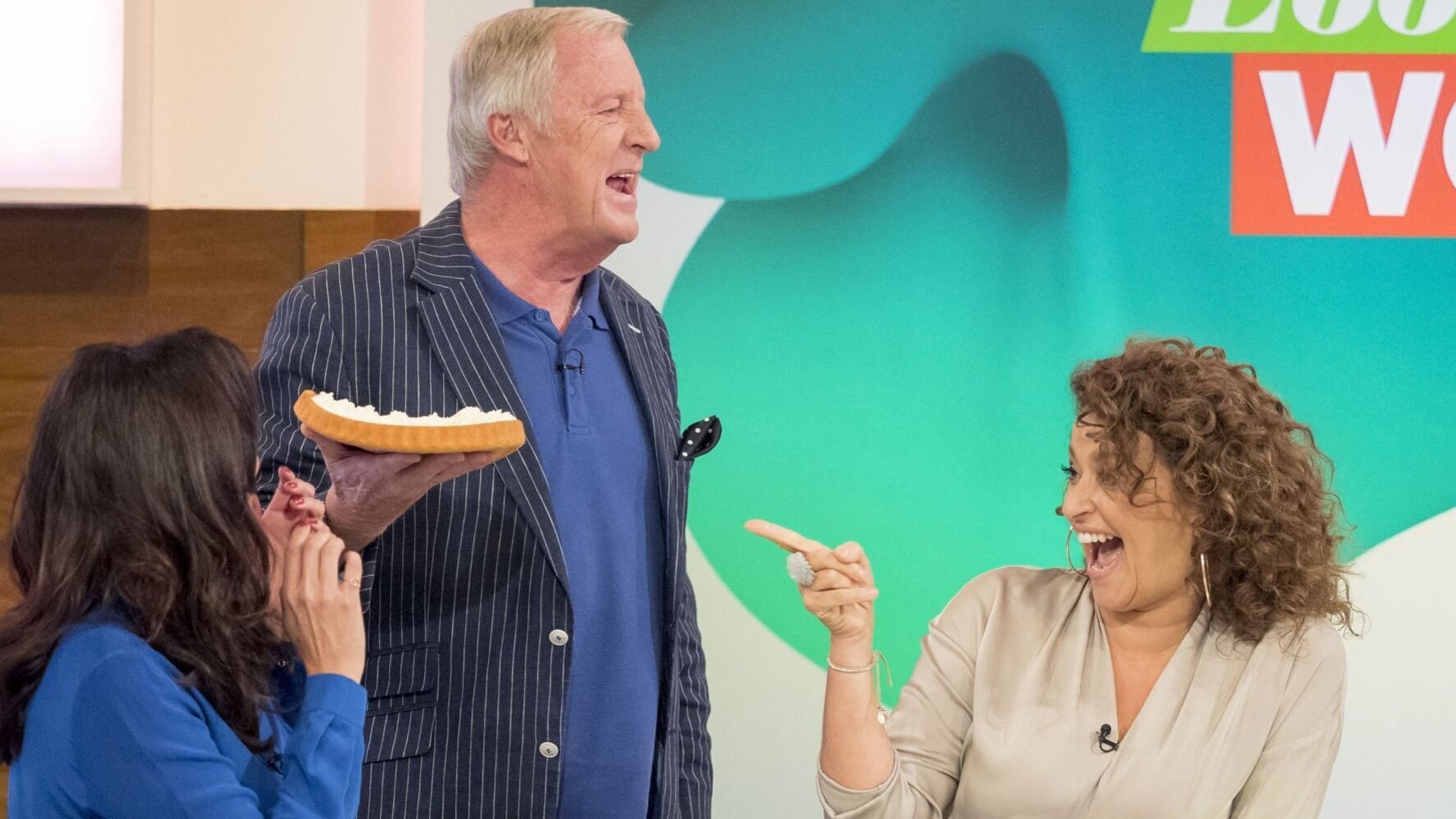 'Loose Women': Nadia Sawalha Gets A Pie In The Face, Thanks To Chris ...