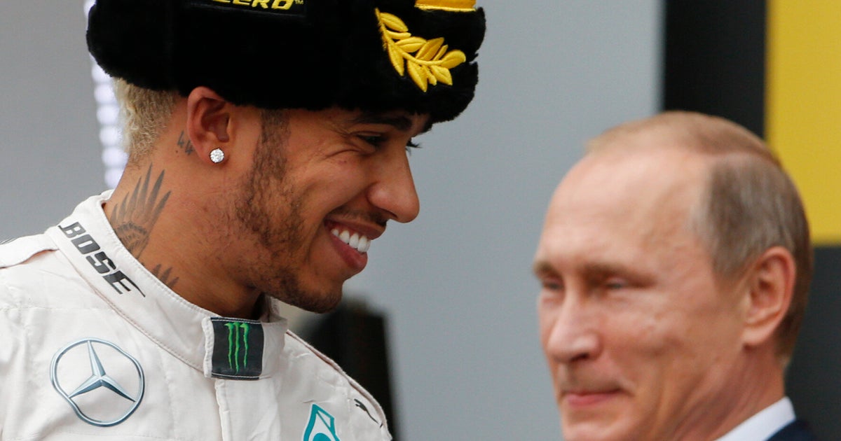 Lewis Hamilton Sprays Vladimir Putin With Champagne At Russian Grand ...