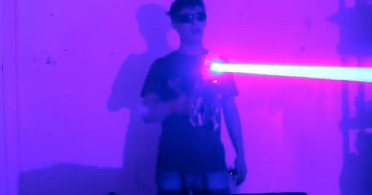 This 40 Watt Homemade Laser Shotgun Burns Everything | HuffPost UK Tech