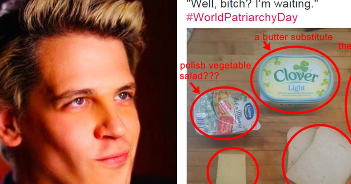 Milo Yiannopoulos' Sexist Sandwich Tweet Gets Absolutely Owned By The ...