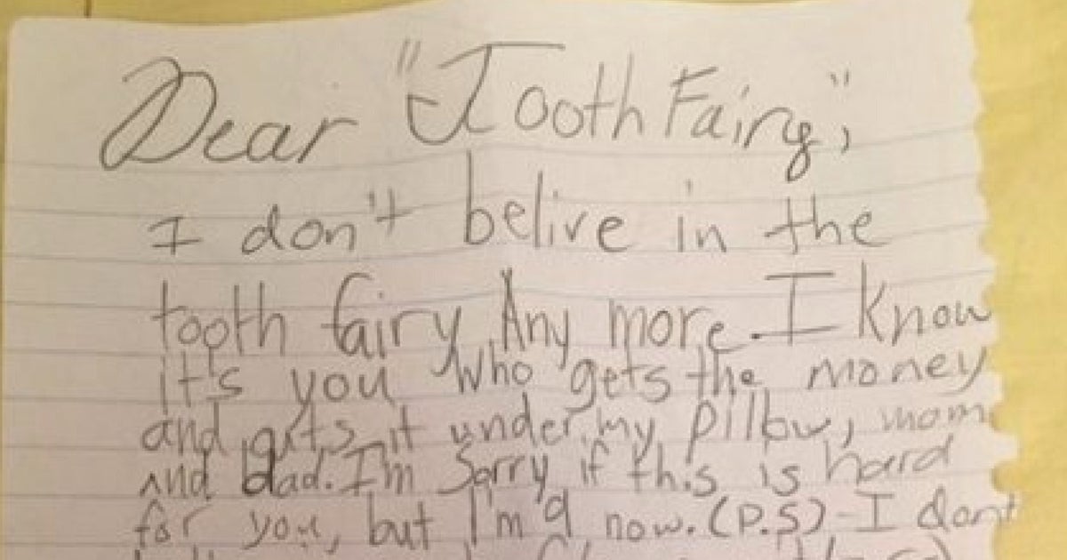 9-Year-Old Girl Writes Hilarious Letter To Tooth Fairy, Santa Claus And ...