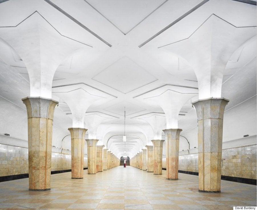 Moscow's Beautiful Metro Underground Network Is Displayed In A Series ...