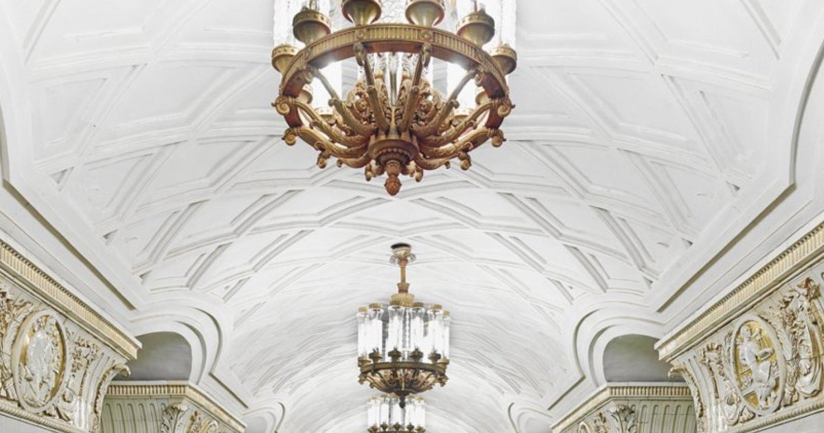 Moscow's Beautiful Metro Underground Network Is Displayed In A Series ...